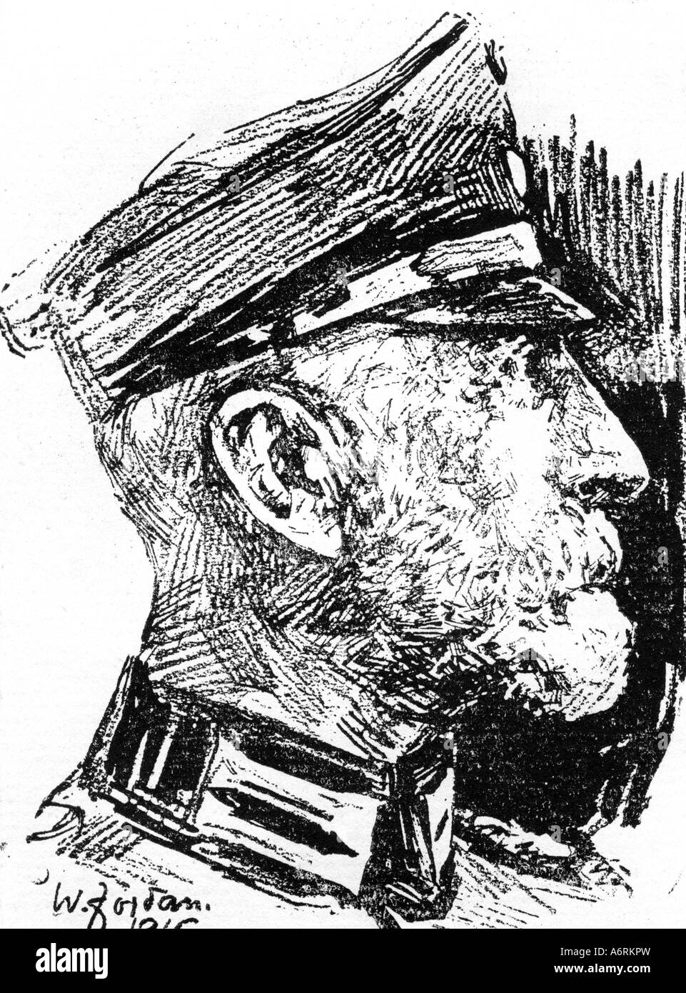 Bothmer, Felix Graf von, 10.12.1852 - 18.3.1937, German General ...