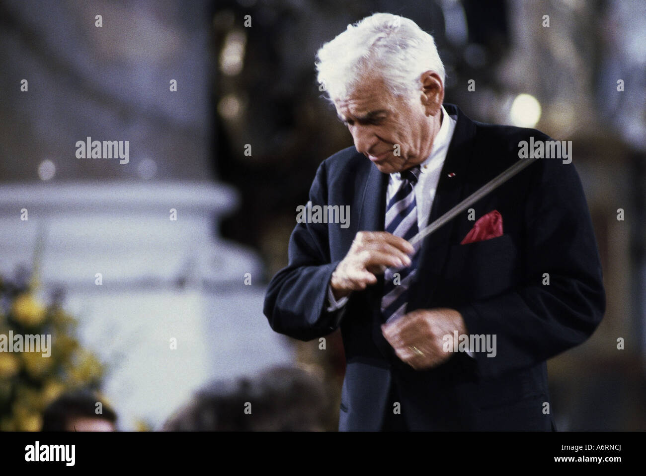 "Bernstein, Leonard, 25.8.1918 - 14.10.1990, American conductor ...