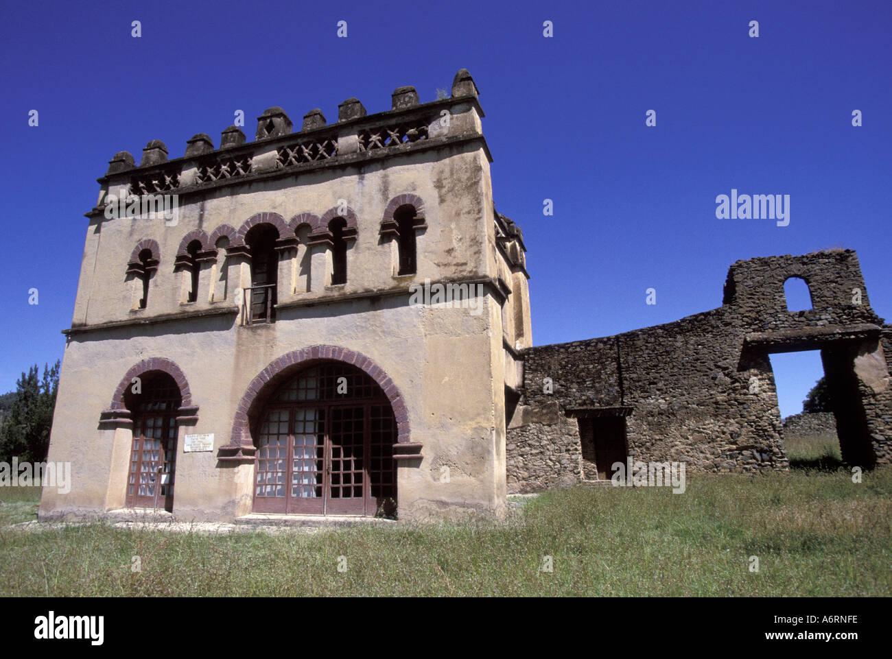 Africa, Ethiopia, Gondar. Fasilides Castle Stock Photo - Alamy