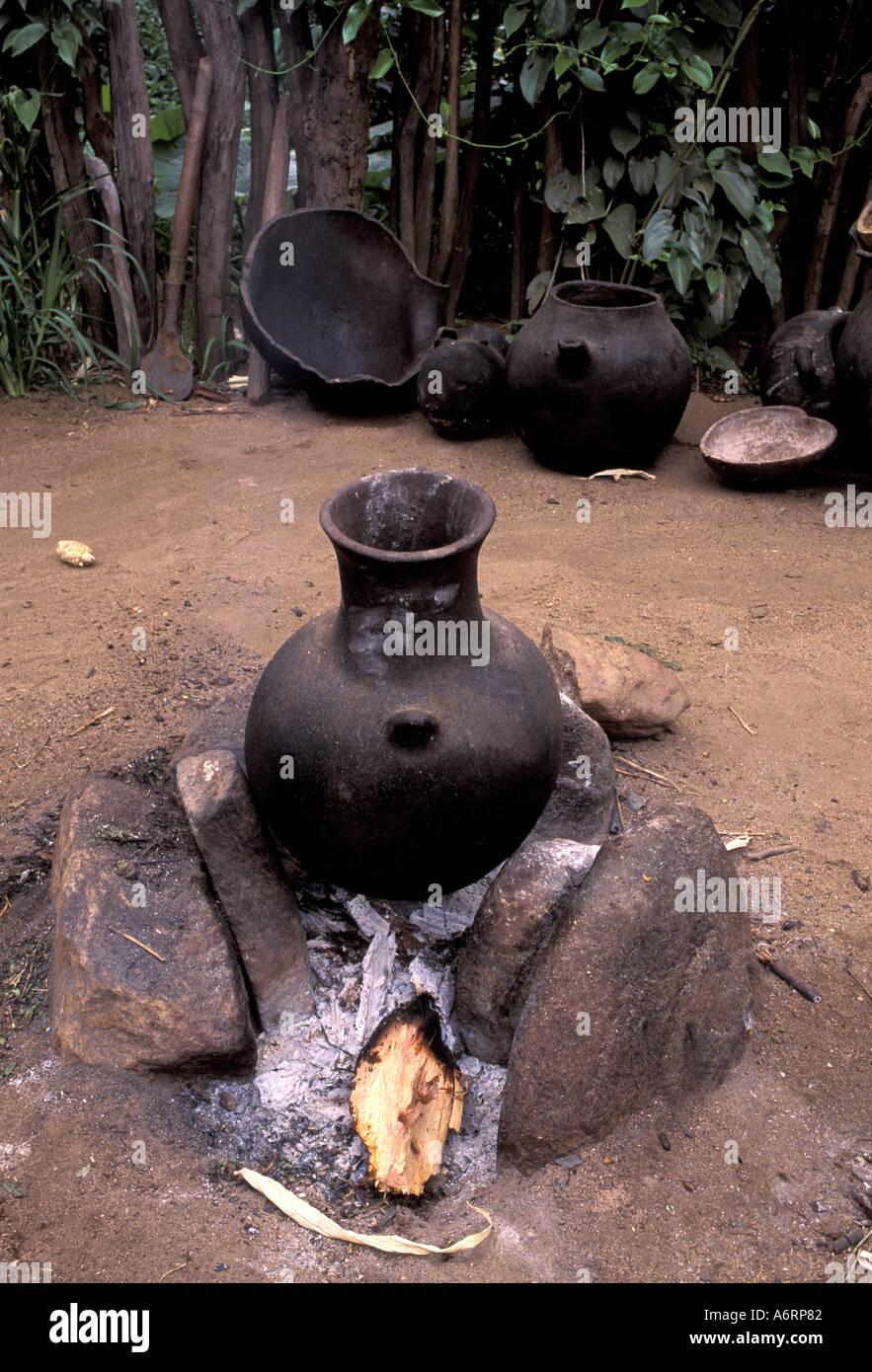 Africa, Ethiopia, Jinka Village Region, Male village detail Stock Photo ...