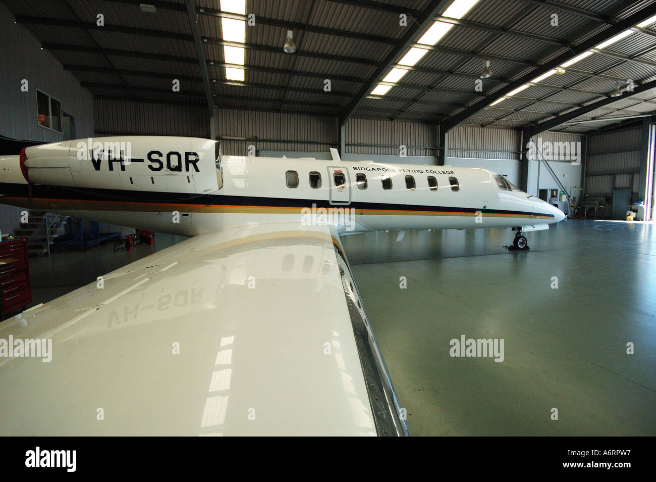 Lear jet training aircraft Stock Photo - Alamy