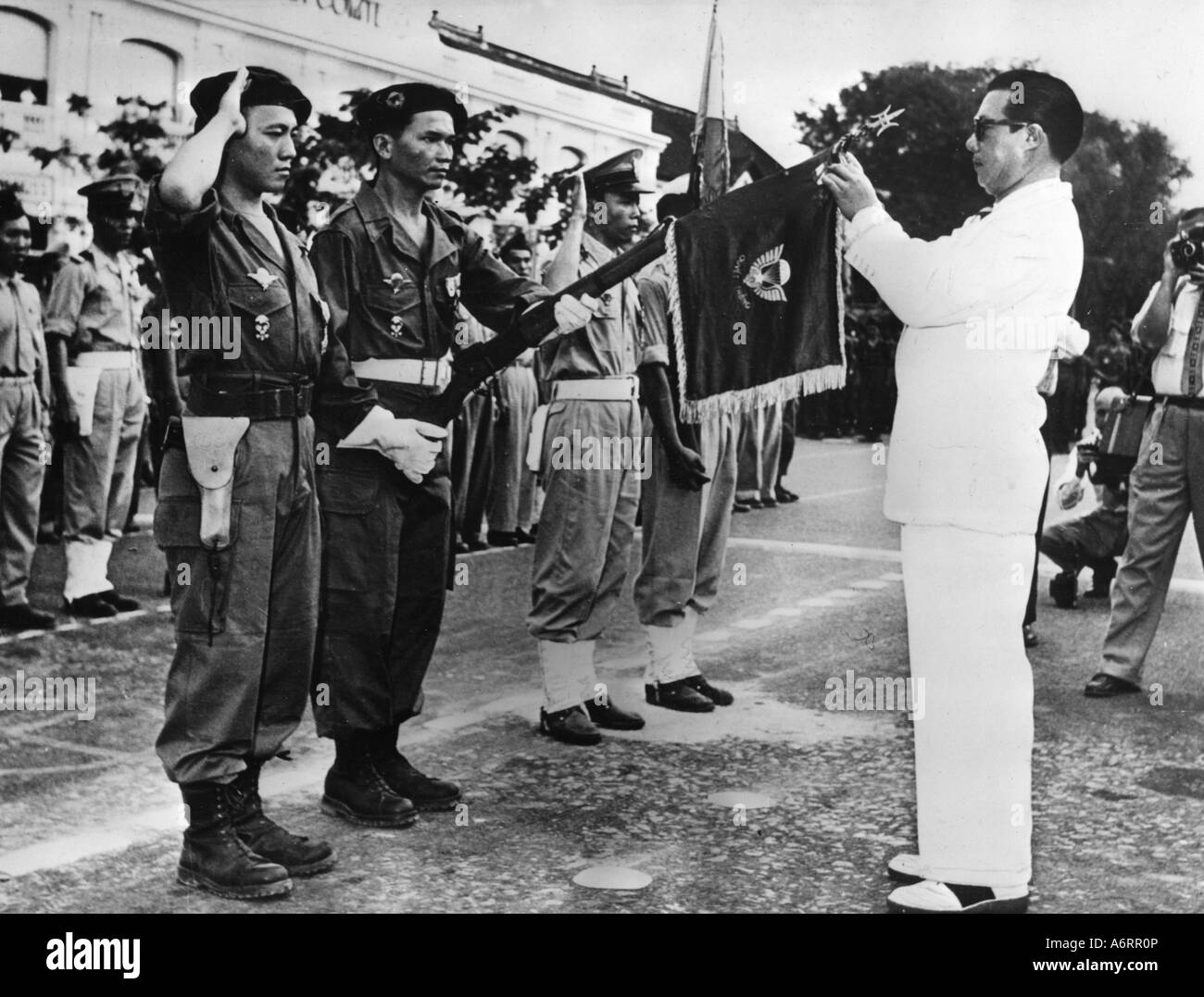 Bao Dai, 22.10.1913 - 31.7.1997, Emperor of Vietnam 1926 - 1945, Head ...