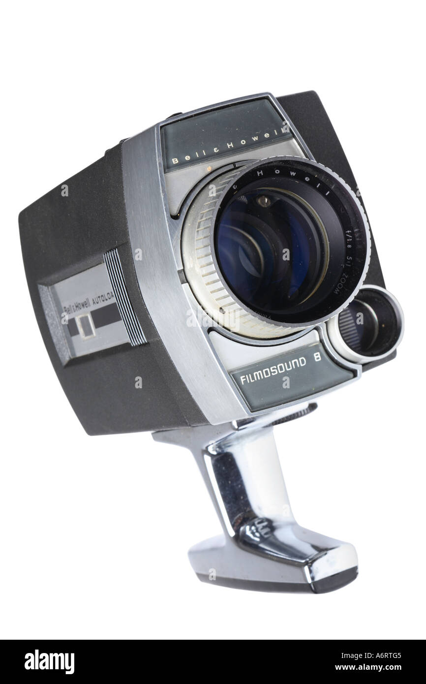Vintage Movie Camera Stock Photo - Alamy
