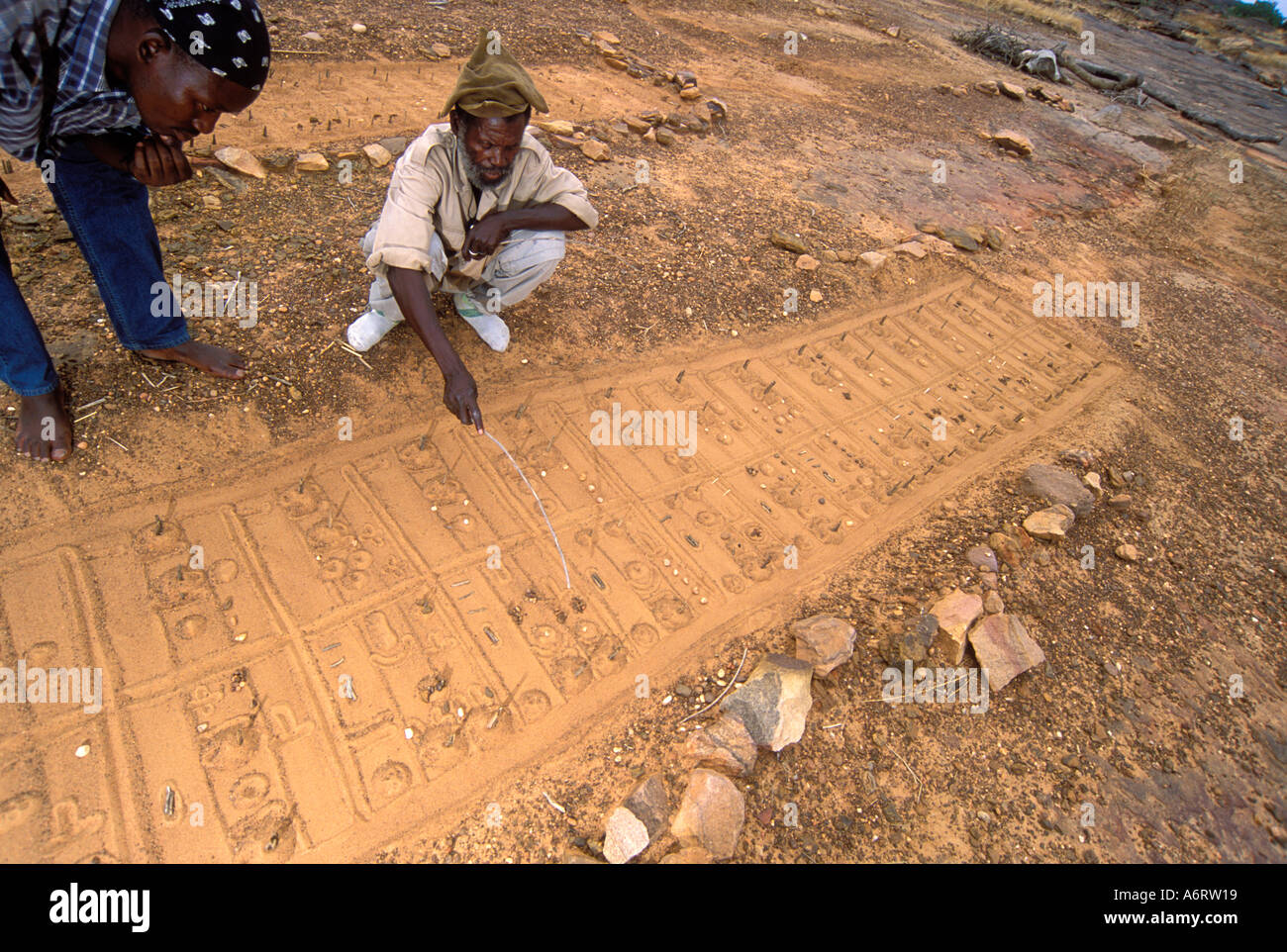 Dogon tribe shaman known as Fox Diviner, Dogon country, Mali, Africa ...