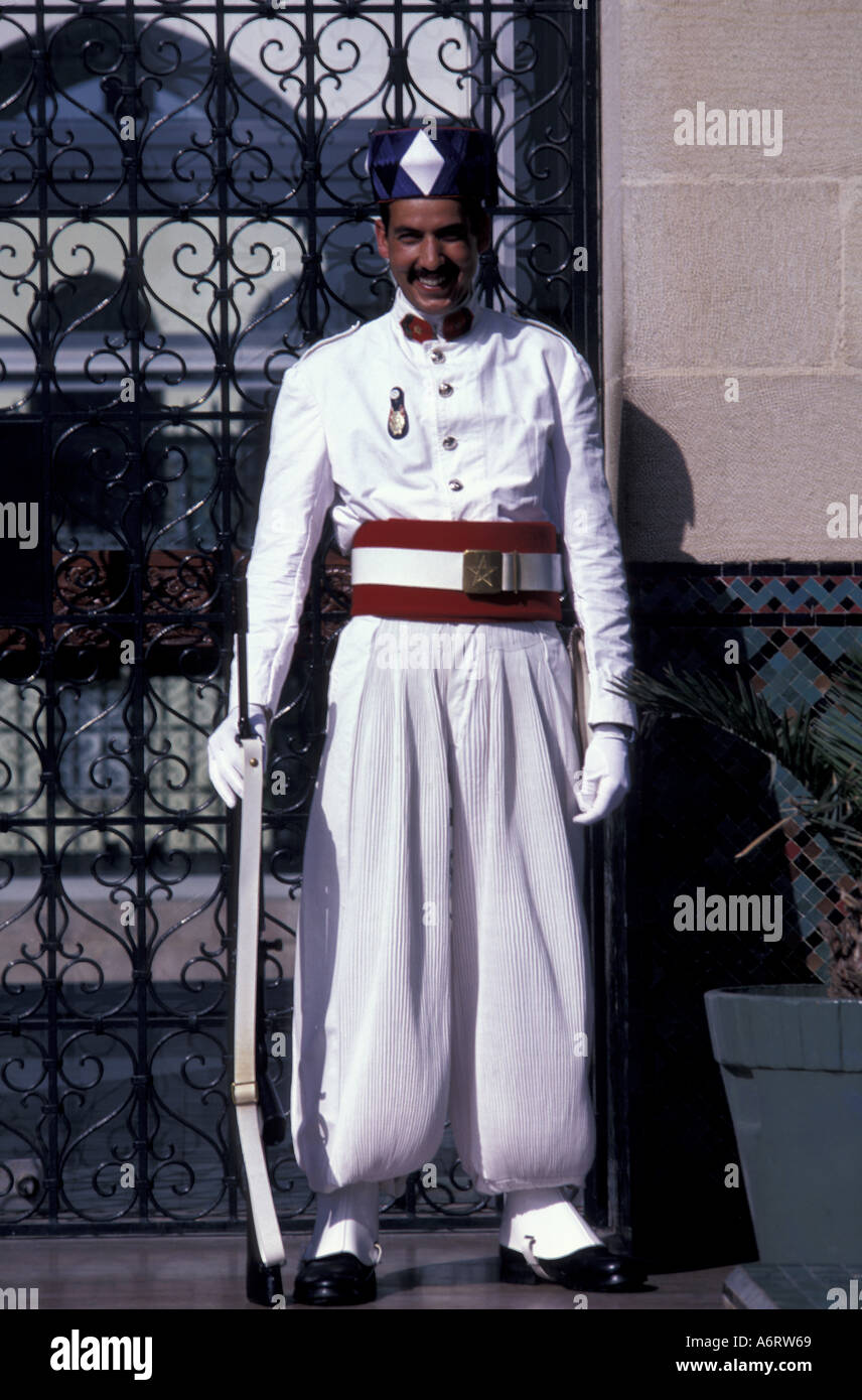 AFRICA, Morocco, Rabat Royal Palace Guard Stock Photo - Alamy