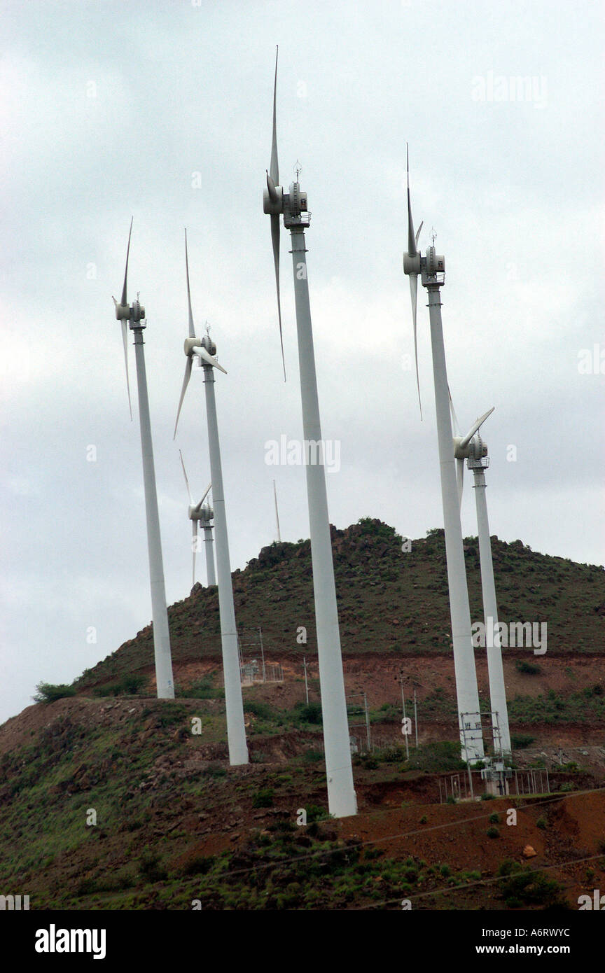 Six wind turbines hi-res stock photography and images - Alamy