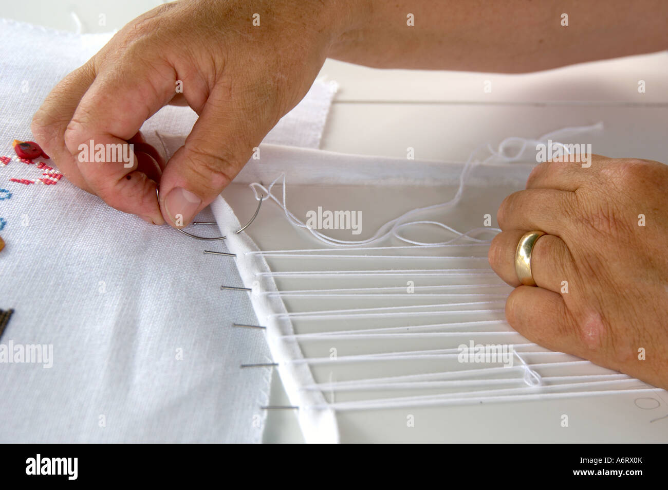 Sampler embroidery hi-res stock photography and images - Alamy