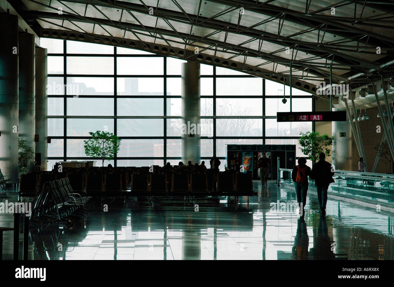 Madrid Barajas international airport terminal one Spain Stock Photo - Alamy