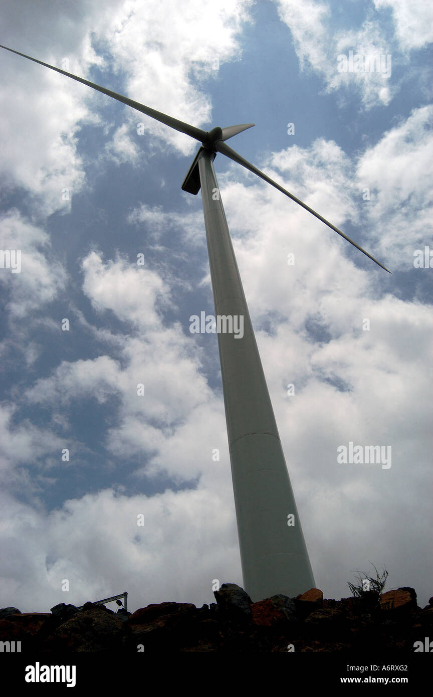 Windmill at Chitradurg near Bangalore Karnataka India Stock Photo - Alamy