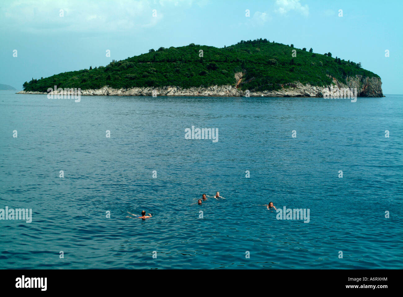locrum island dubrovnik croatia Stock Photo - Alamy