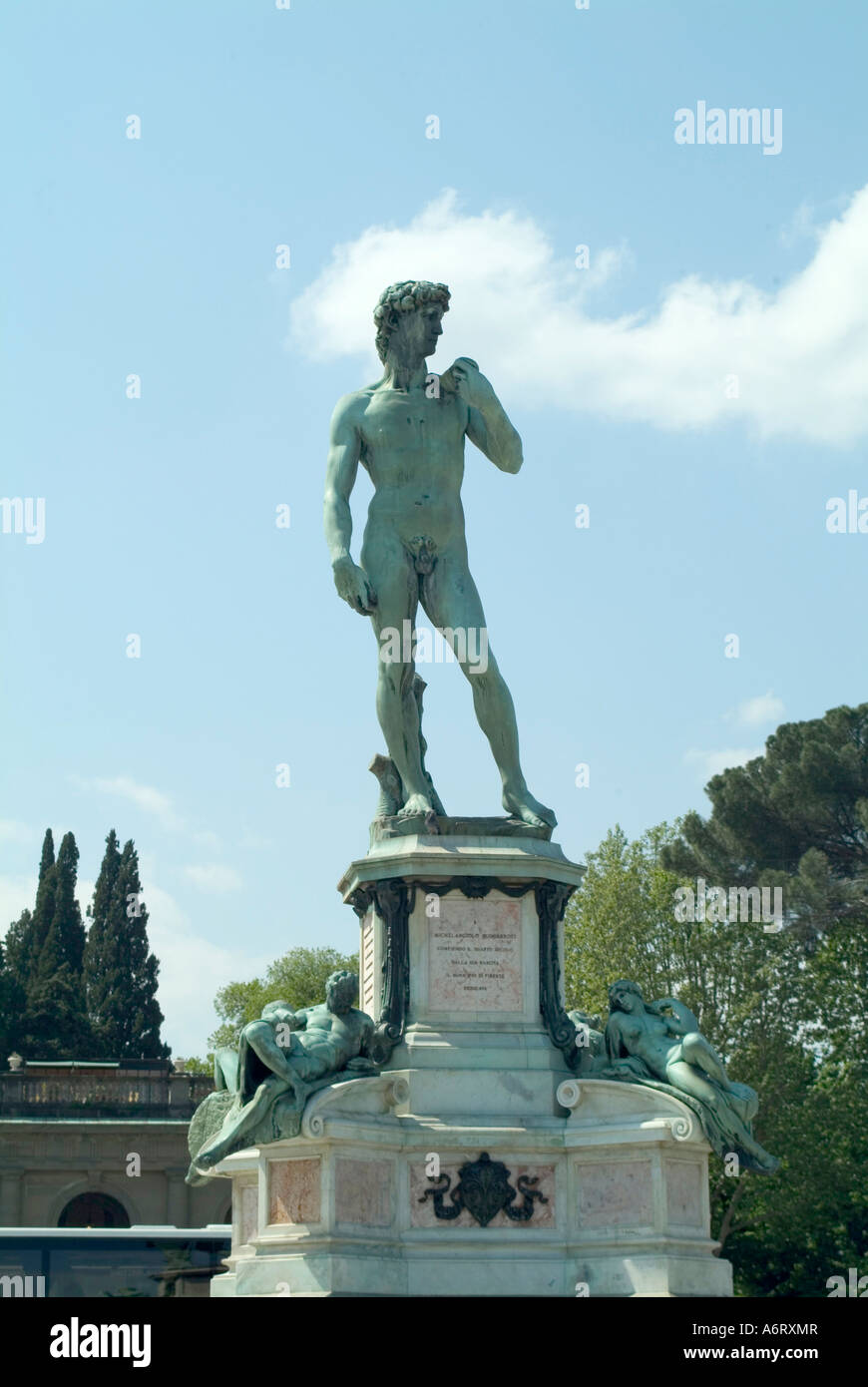 Michelangelo's David florence italy Stock Photo - Alamy