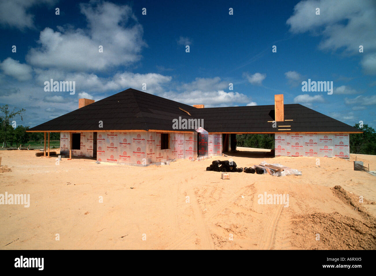New home construction Florida Stock Photo - Alamy