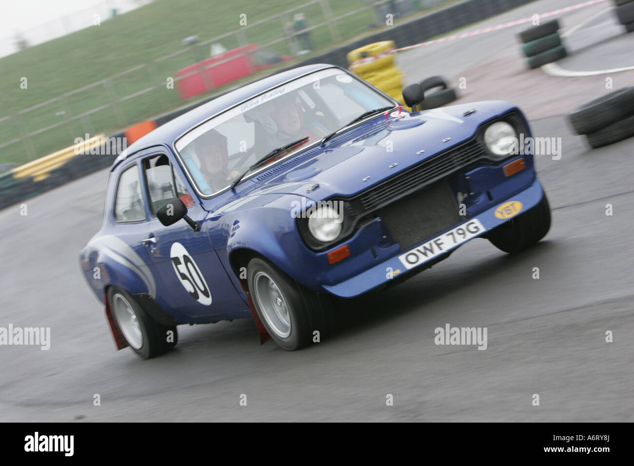 Classic rally action, Croft Stock Photo - Alamy