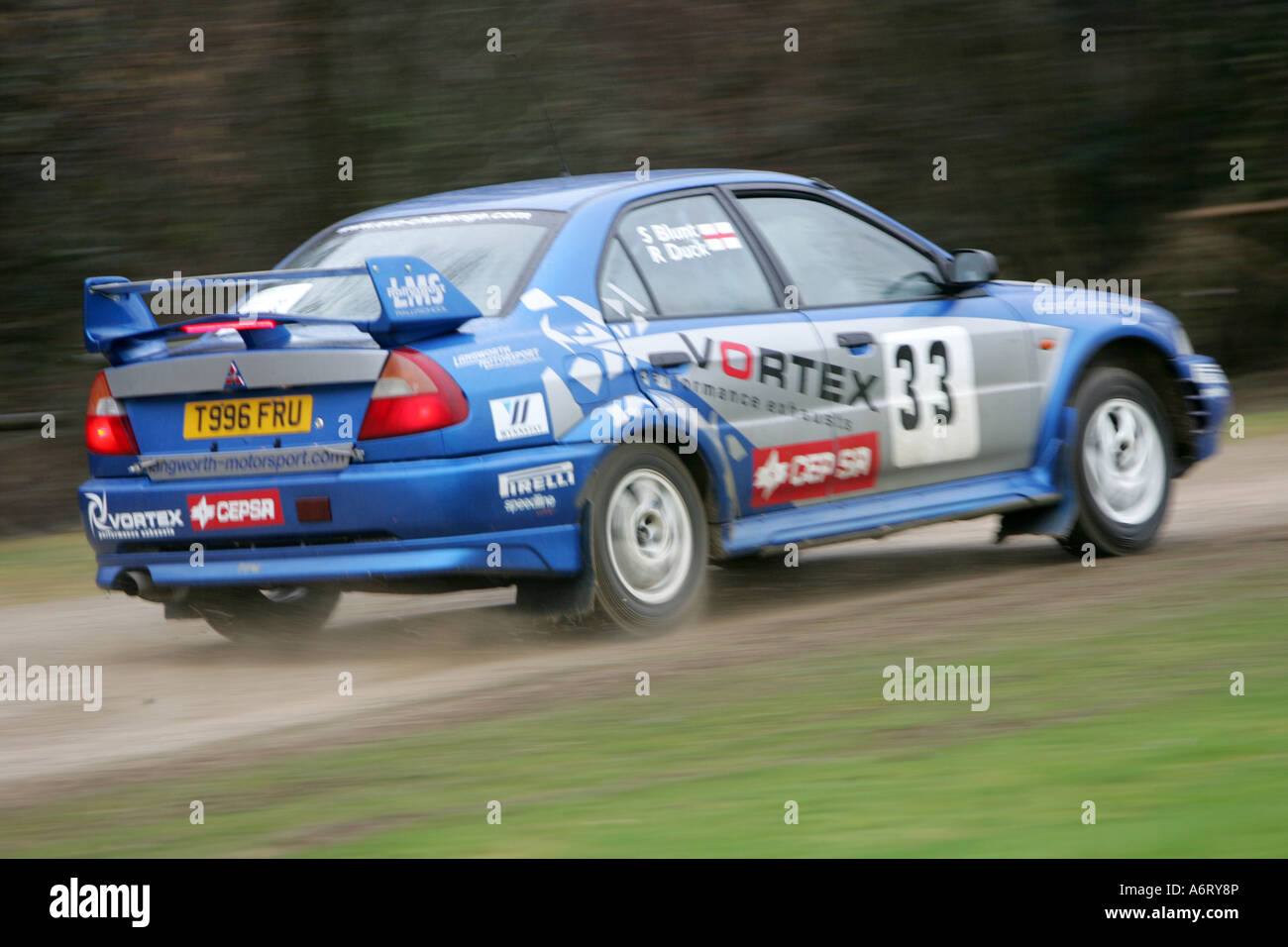 Rally action at Lightwater Valley, Yorkshire Stock Photo - Alamy