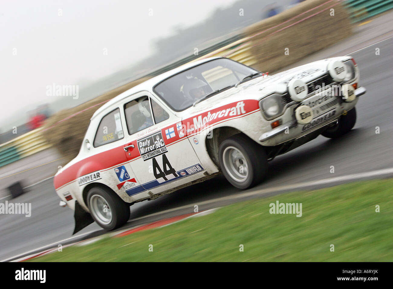 Rallying at Croft Racing Circuit Stock Photo - Alamy