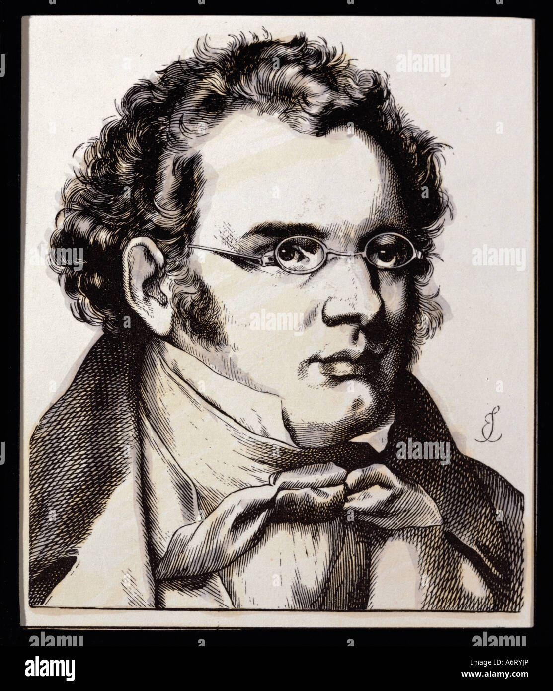 Portrait Composer Franz Schubert High Resolution Stock Photography and ...