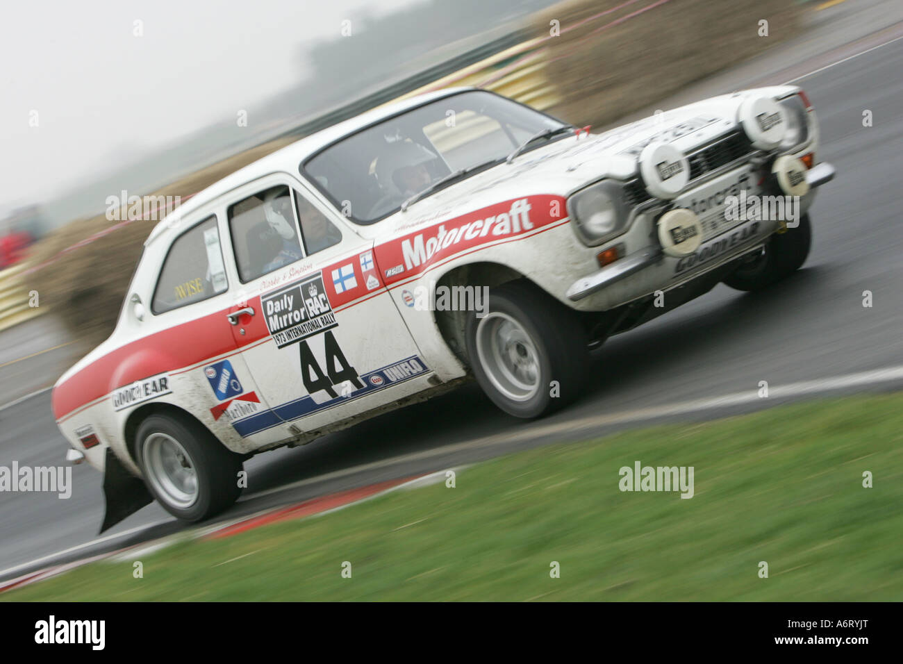 Rallying at Croft Racing Circuit Stock Photo - Alamy