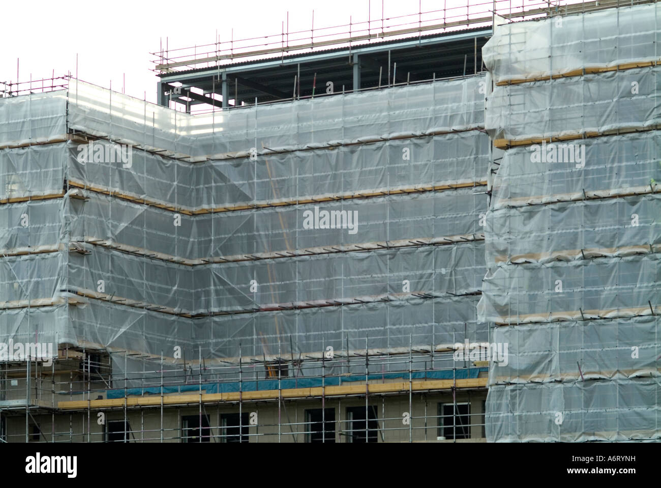 Building wrapped in sheeting hi-res stock photography and images - Alamy