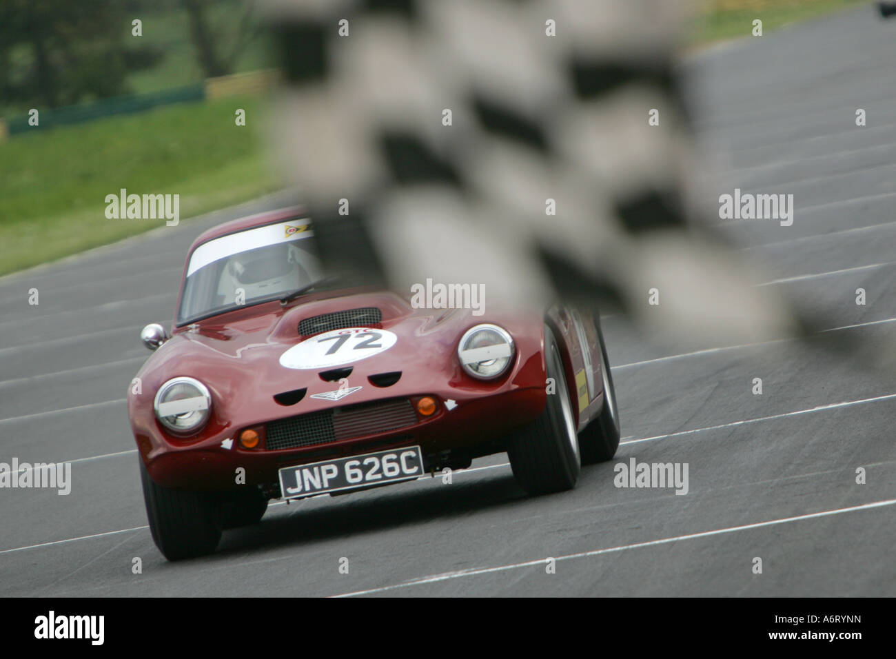 Croft Racing Circuit winner Stock Photo - Alamy