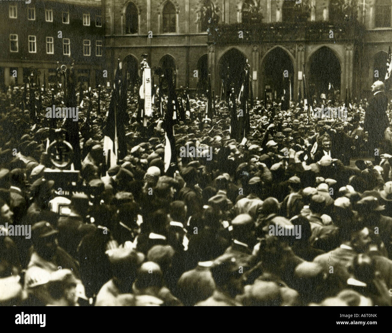National Socialism, party rally at Weimar 3.7.1926 - 4.7.1926 Stock ...