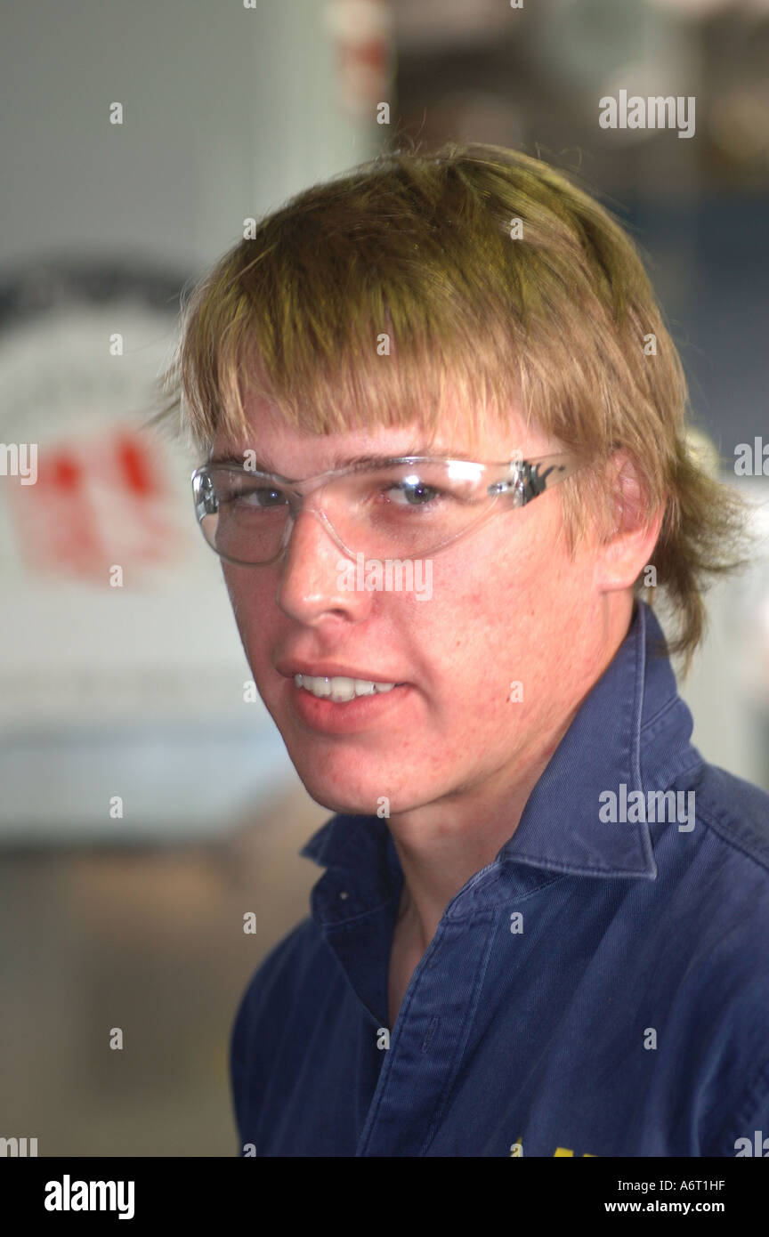 young factory worker Stock Photo - Alamy