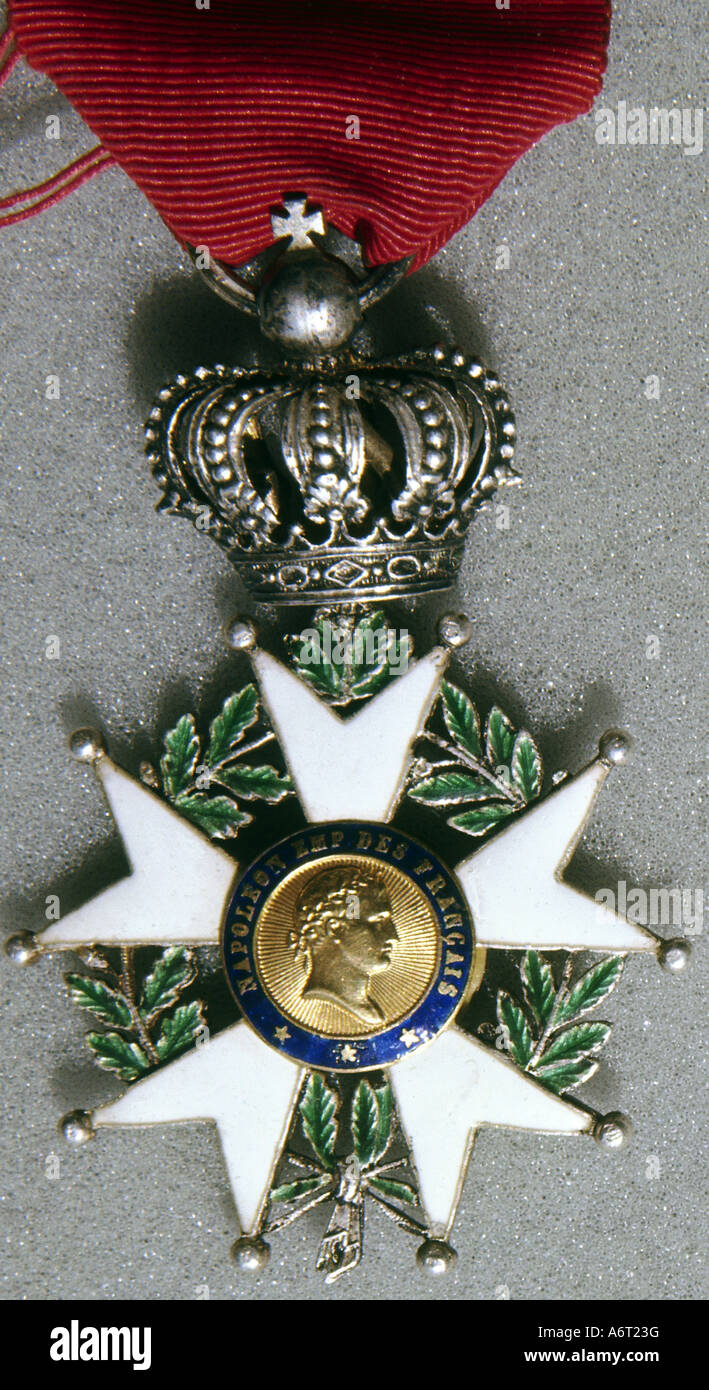 decorations, France, legion of honour, officer `s cross, instituted 19. ...