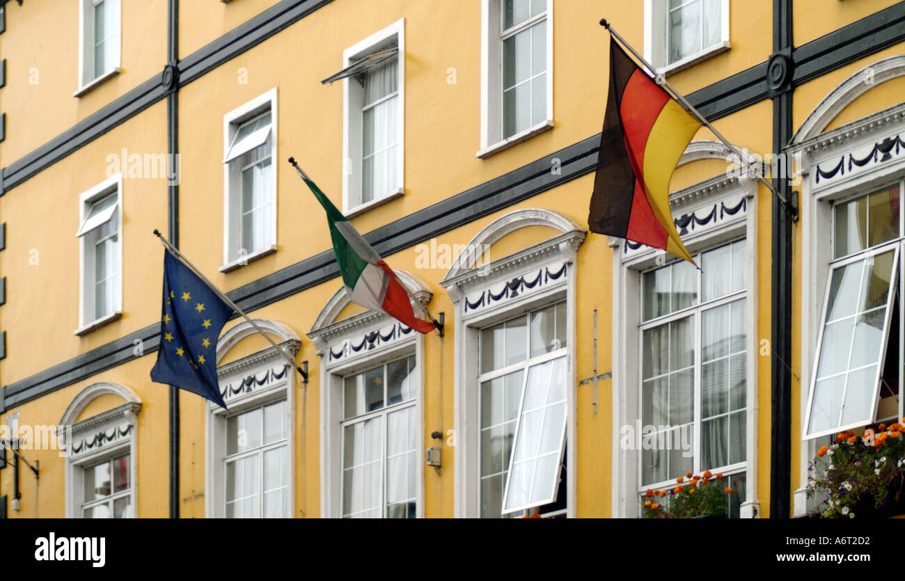 Flags Killarney Ireland Stock Photo - Alamy