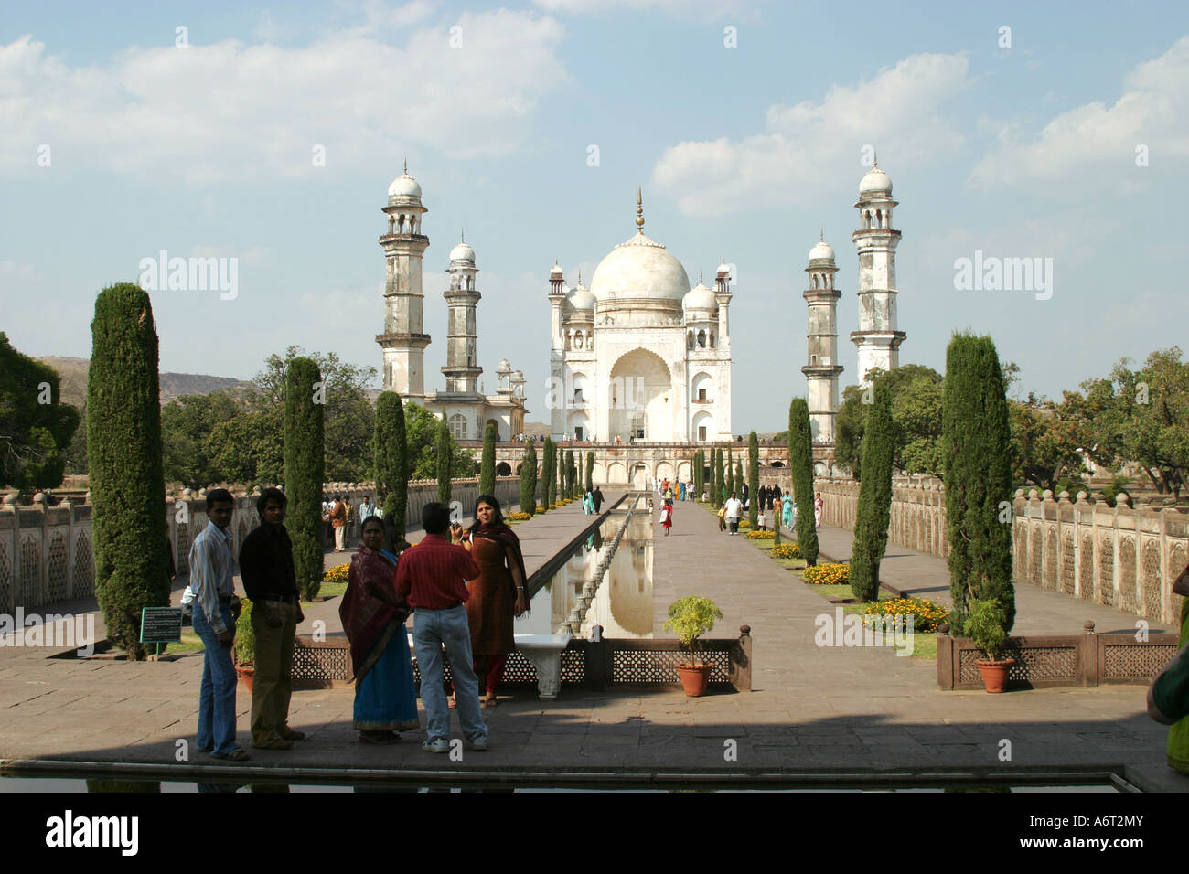 The Bibi-Ka-Maqbara Mosque at Aurangabad in the state of Maharashtra ...