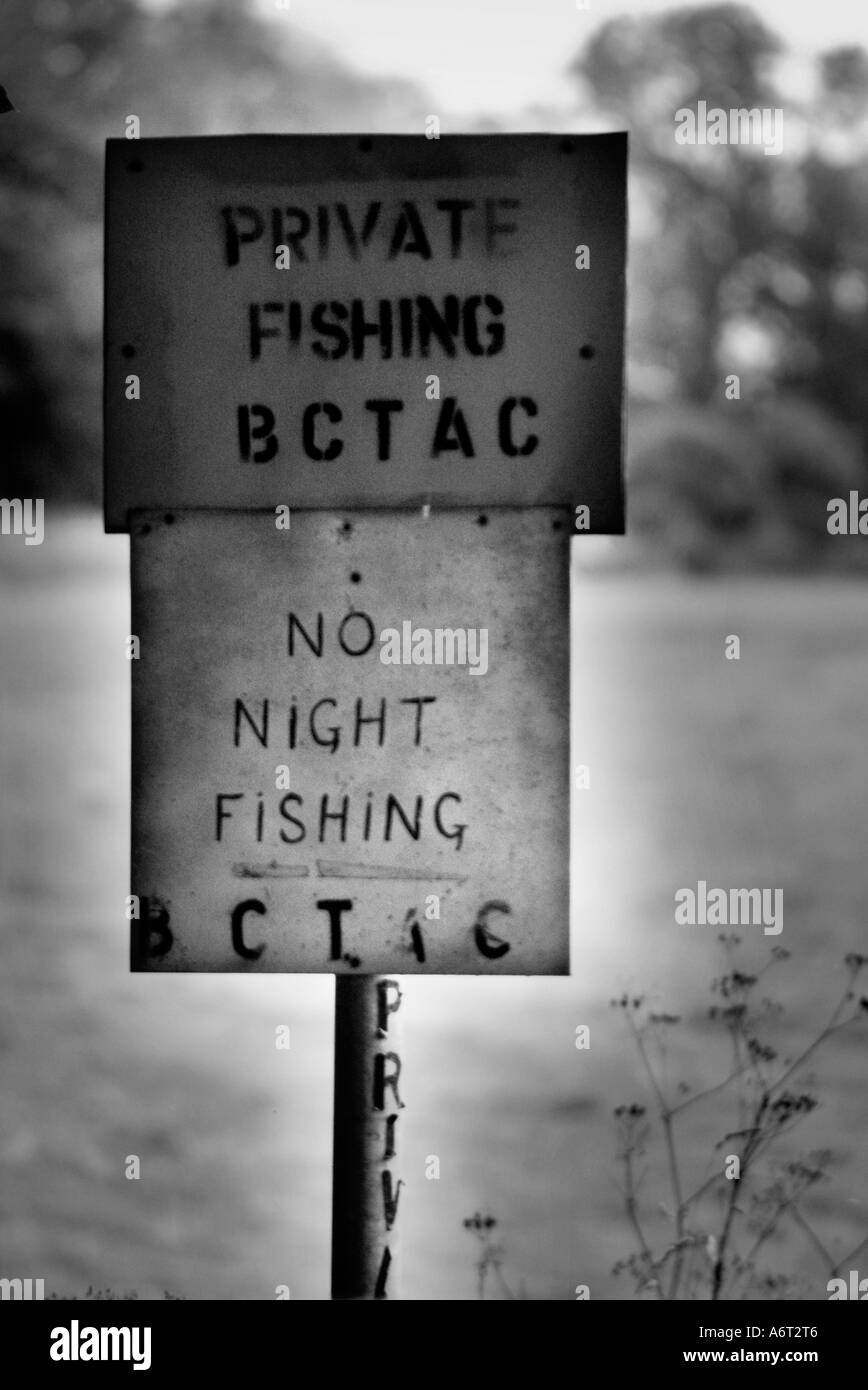 No fishing or crabbing Black and White Stock Photos & Images - Alamy