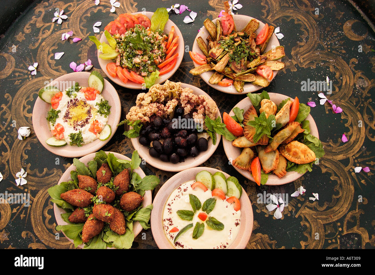 Egypt Meze food from the Middle East Stock Photo - Alamy