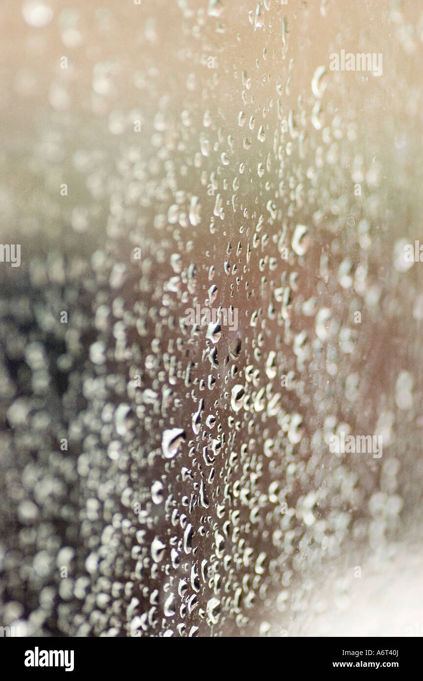 Raindrops on window Stock Photo - Alamy