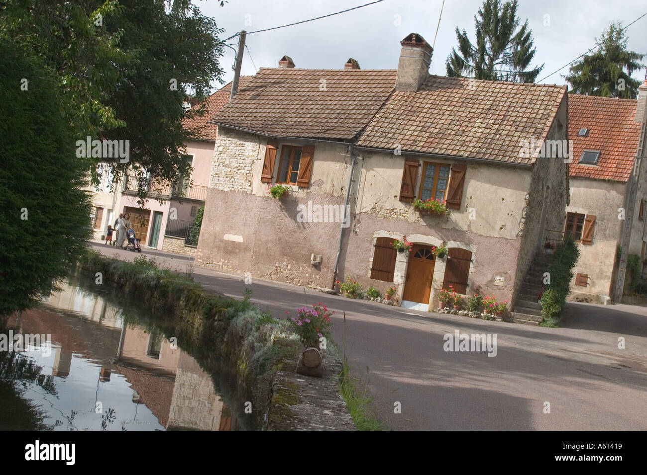 Typical french village house Saone et Loire France Stock Photo - Alamy
