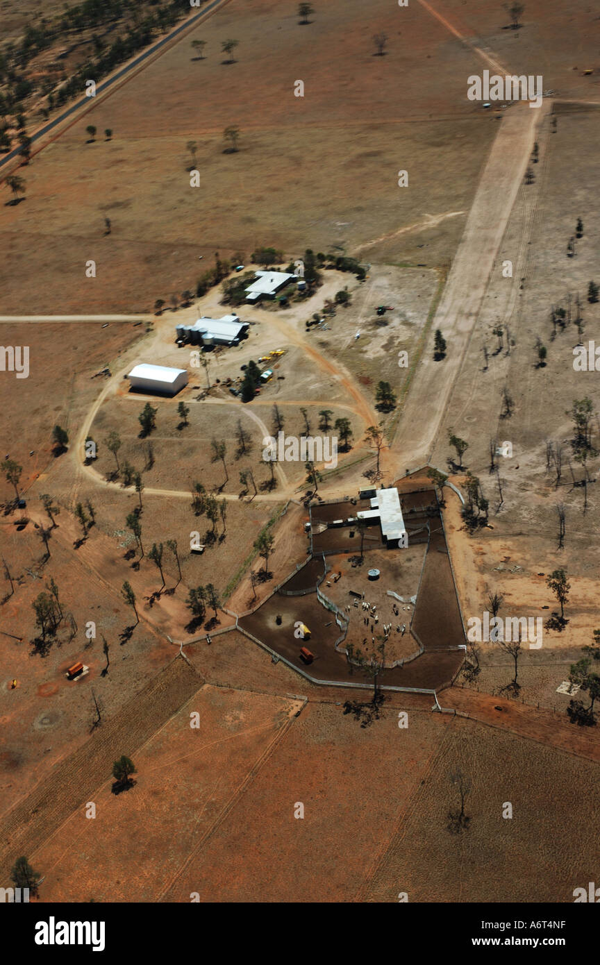 remote property Western Queensland Australia Stock Photo - Alamy