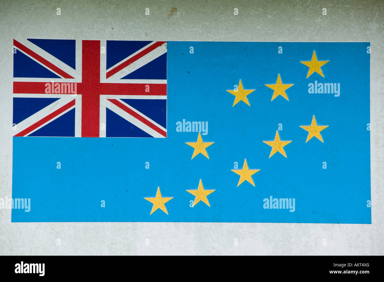 The Tuvaluan flag Stock Photo - Alamy