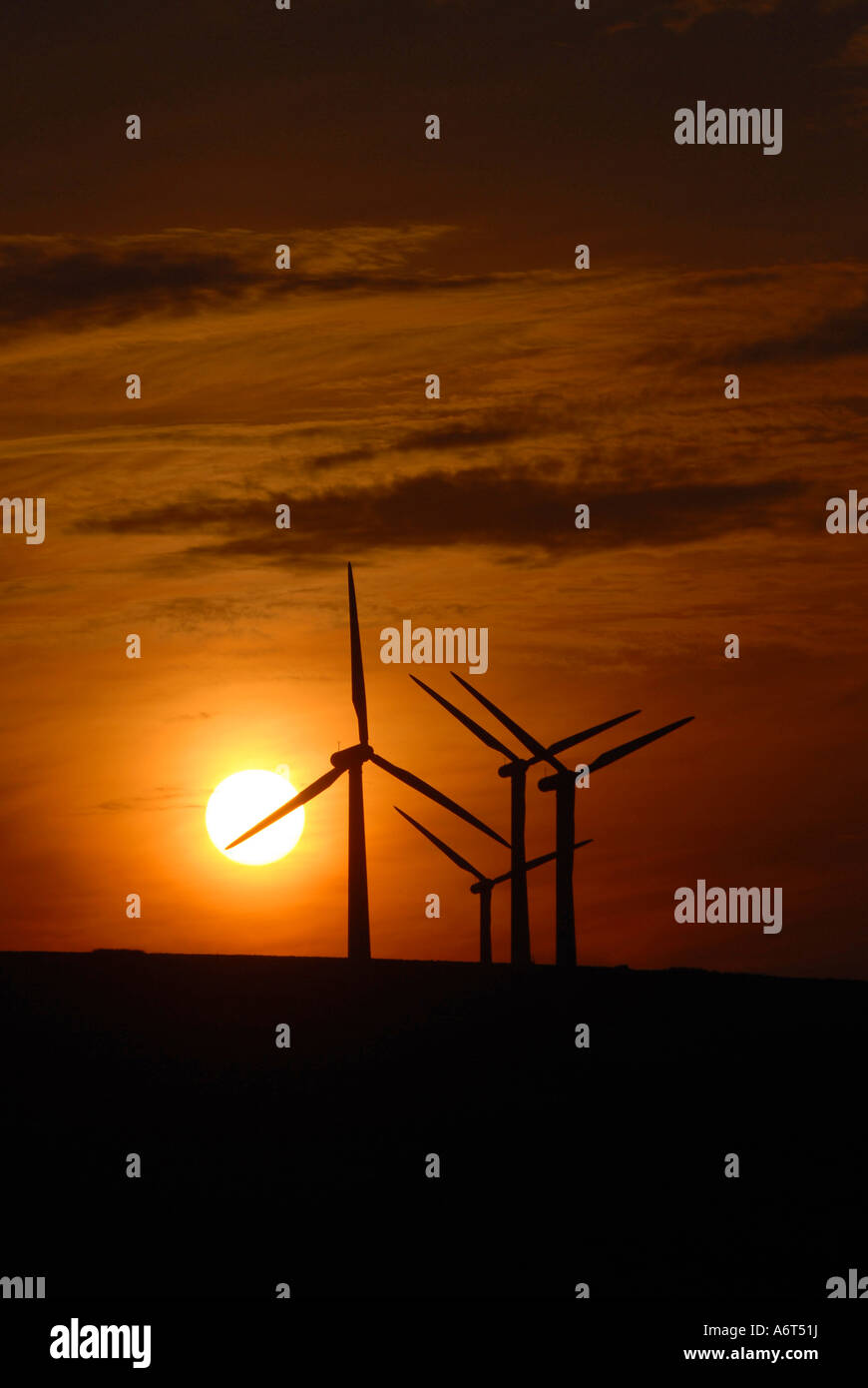 Wind turbine wales powys hi-res stock photography and images - Alamy