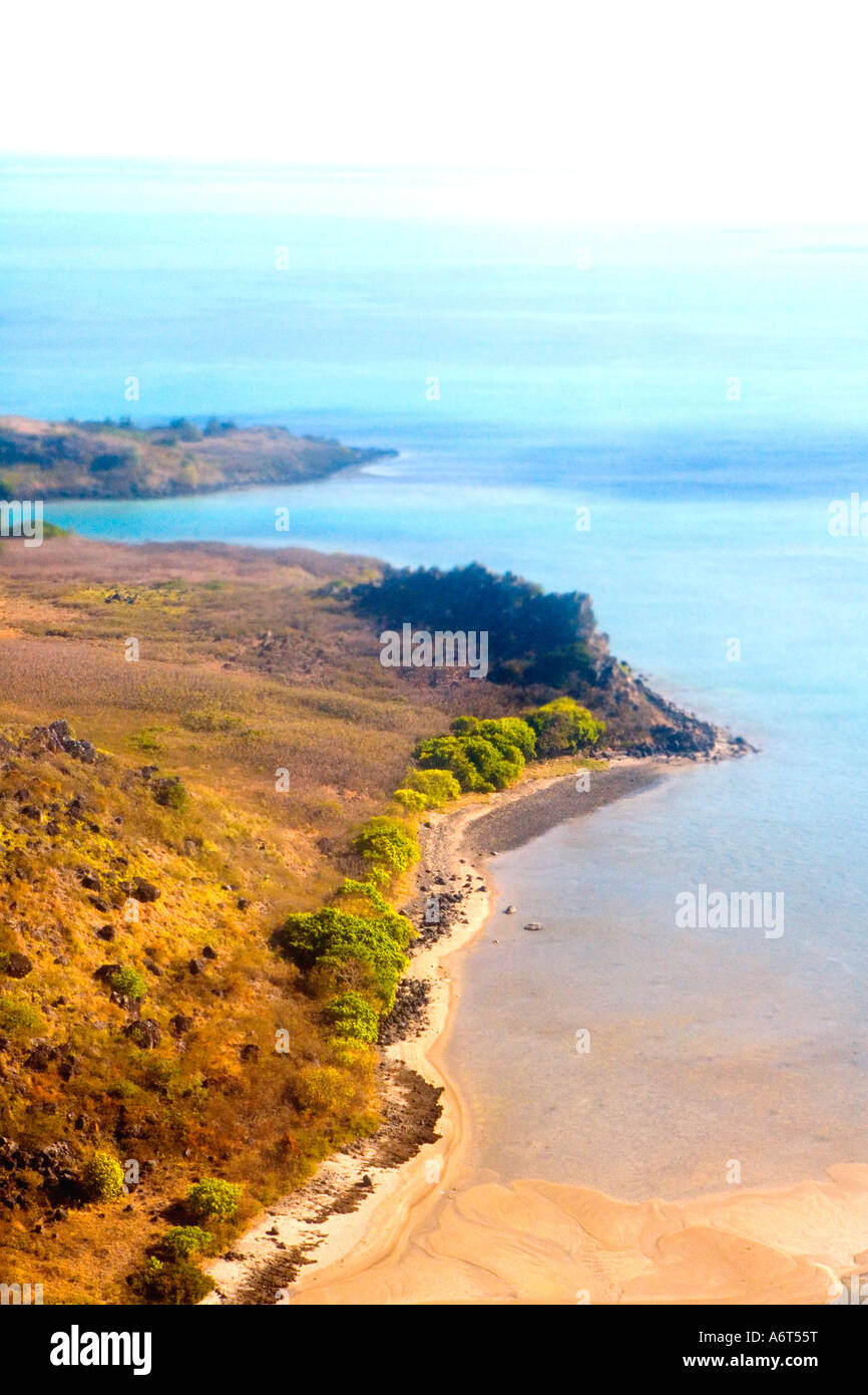 Aerial view from plane aeroplane aircraft flight frommauritius hi-res ...