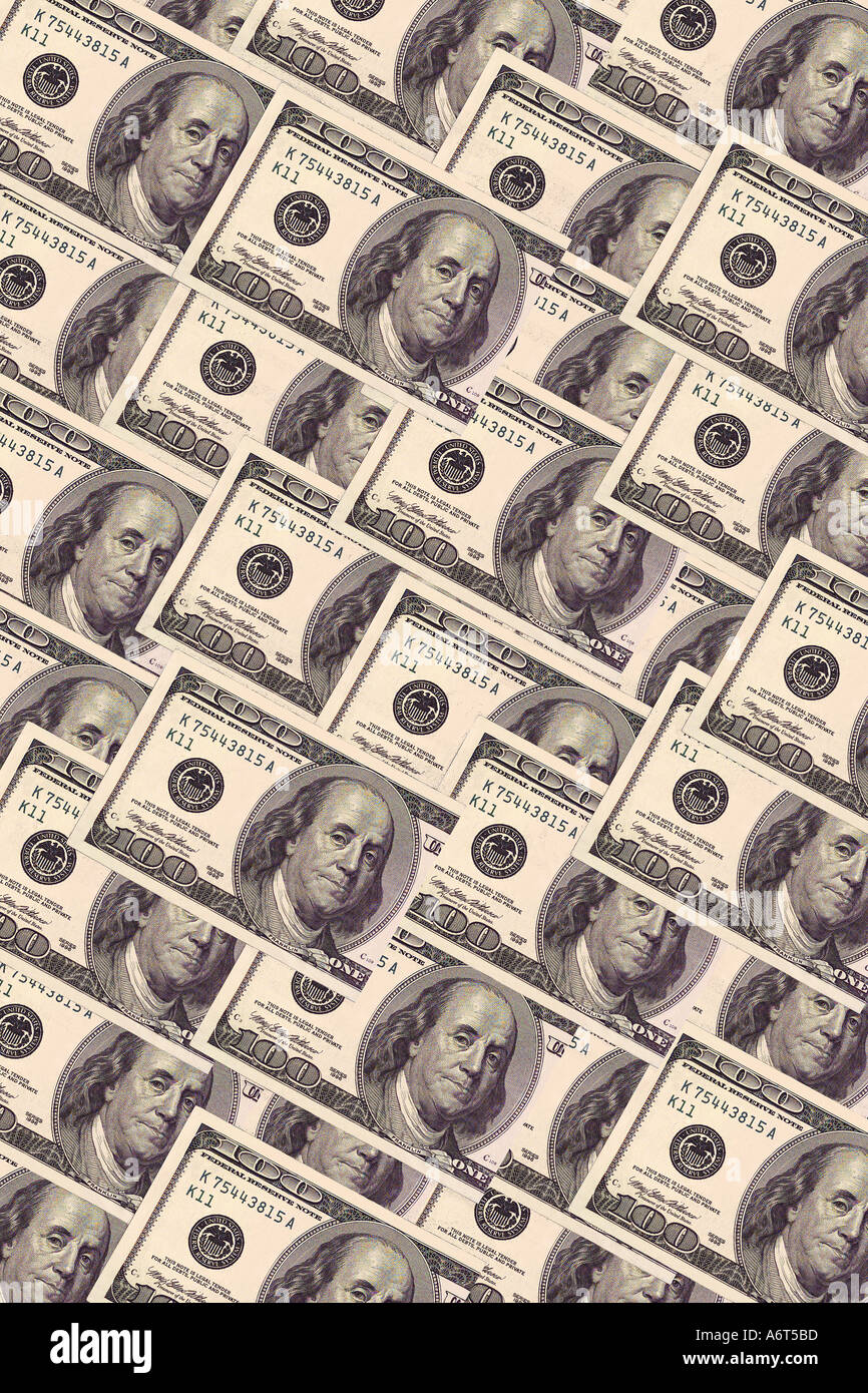 Money - multiple hundred dollar bills Stock Photo - Alamy