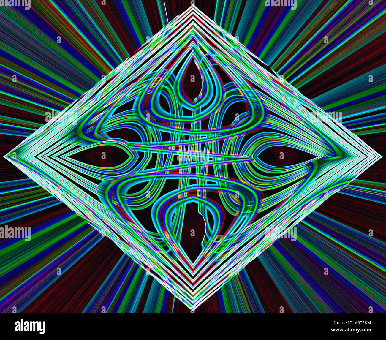 Graphic Concept,Entitled Crystal Polarity Stock Photo - Alamy
