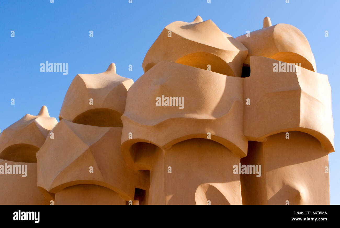 Gaudi Chimney Pots High Resolution Stock Photography and Images - Alamy