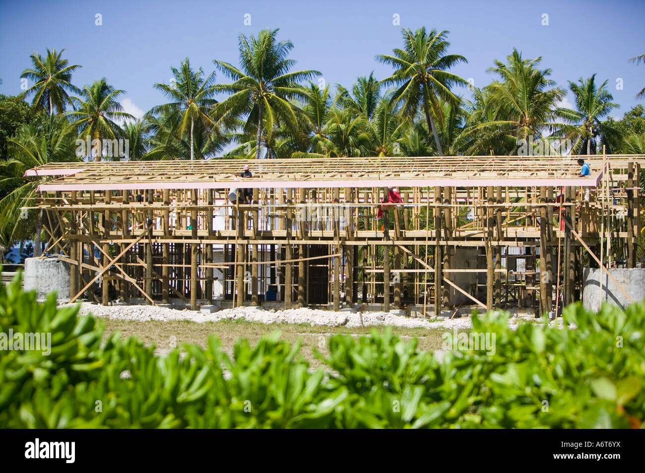 Constructing a new training block for the merchant seaman training ...