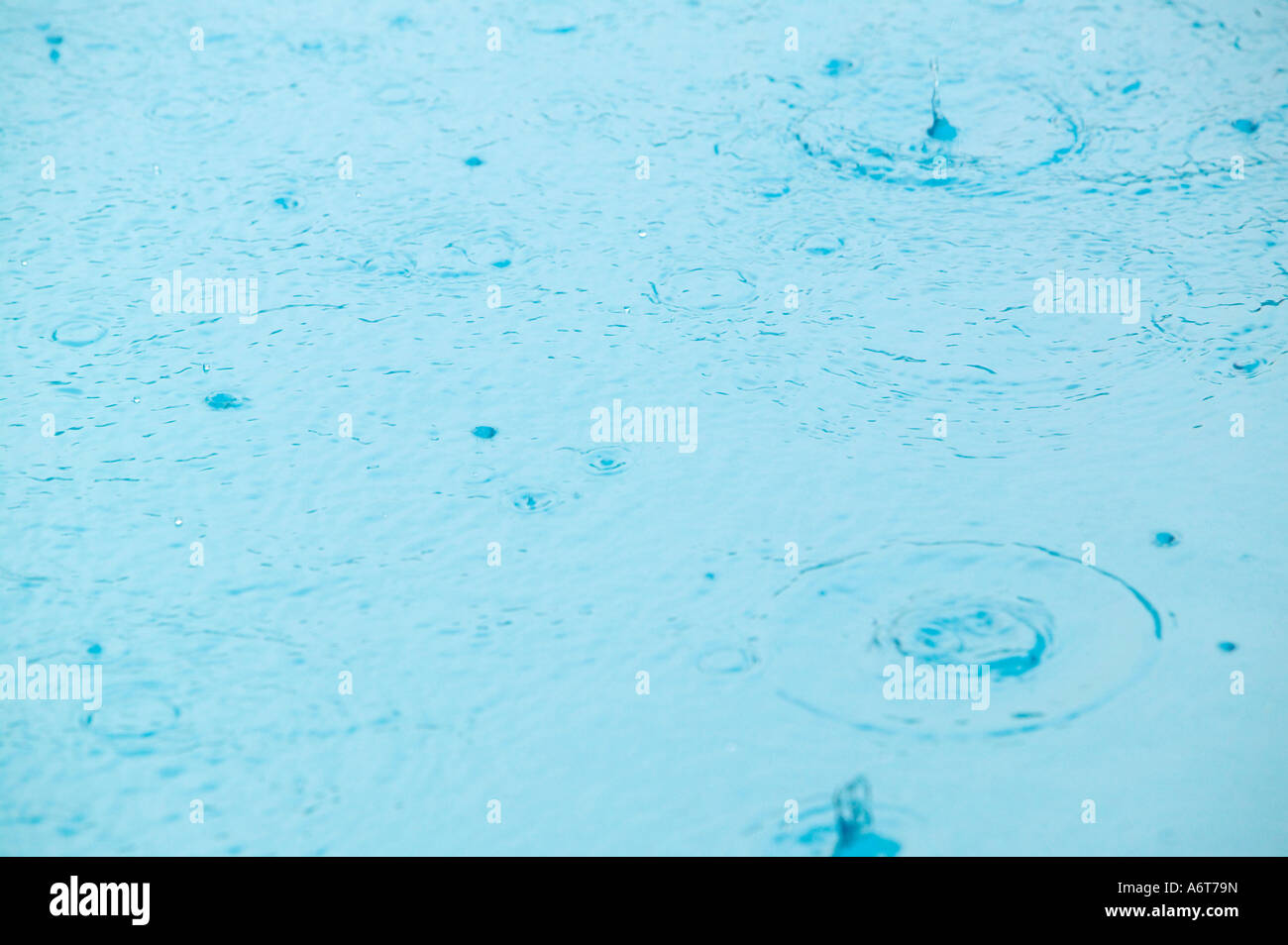 Rain falling in swimming pool hi-res stock photography and images - Alamy