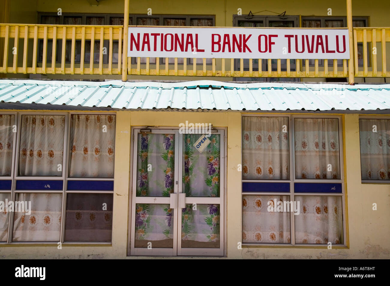 The National Bank of Tuvalu on Funafuti Stock Photo - Alamy