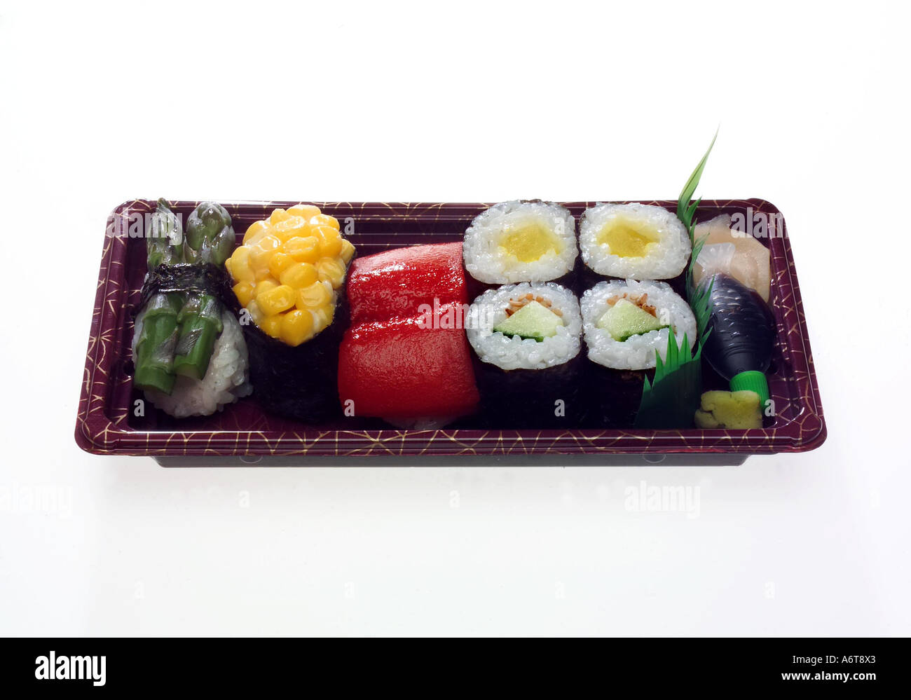 A selection of Nigiri and Moriawase sushi served with wasabi, Studio ...