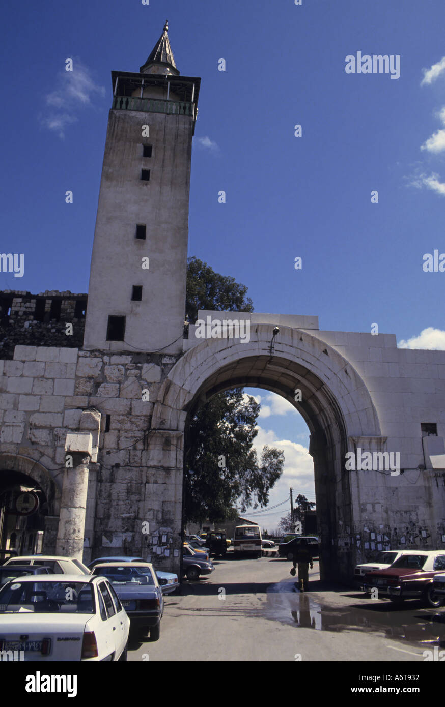 Syria Damascus Bab Touma Gate Of The Old Town Stock Photo - Alamy