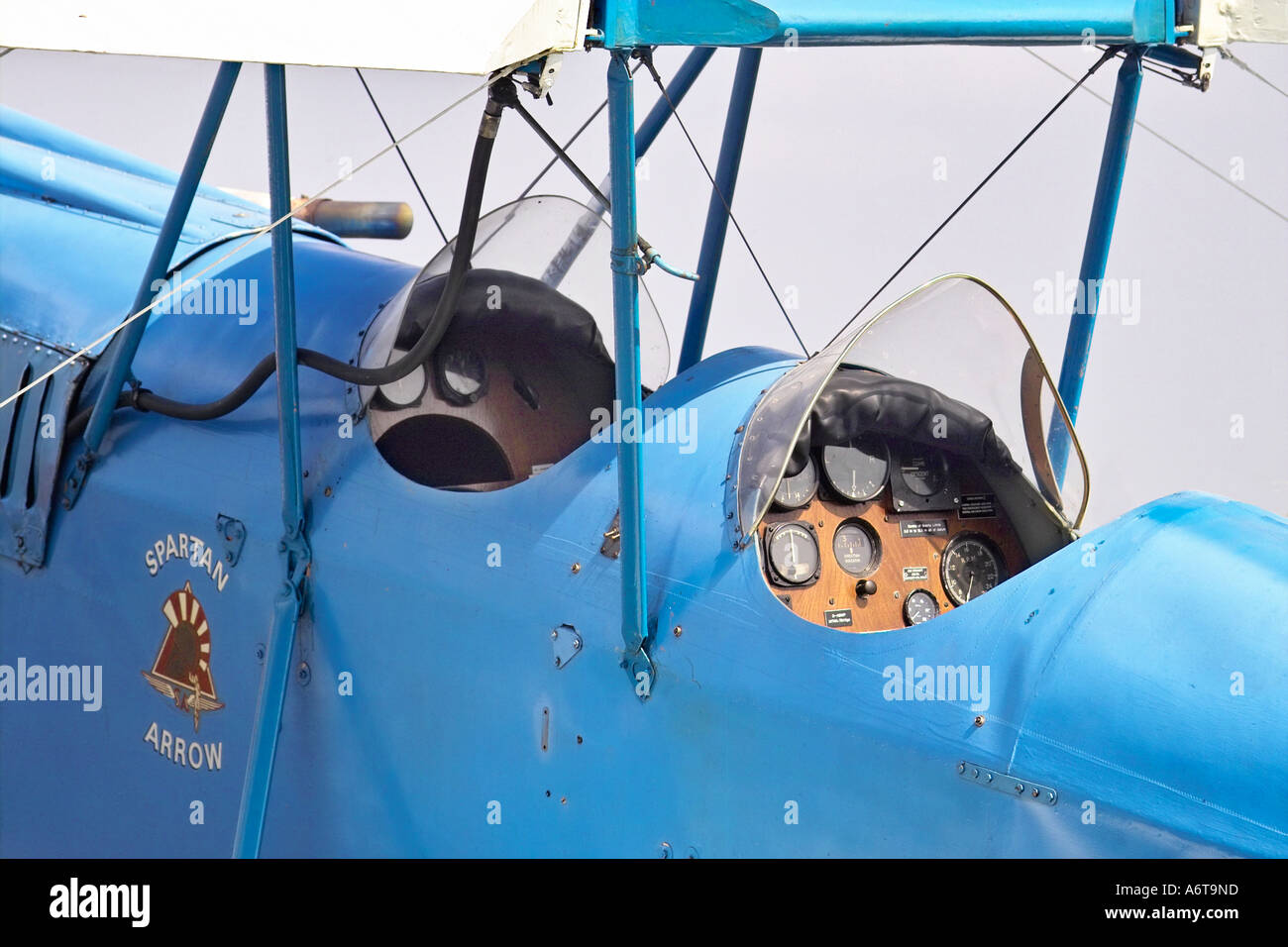 Spartan Arrow cockpit Stock Photo - Alamy