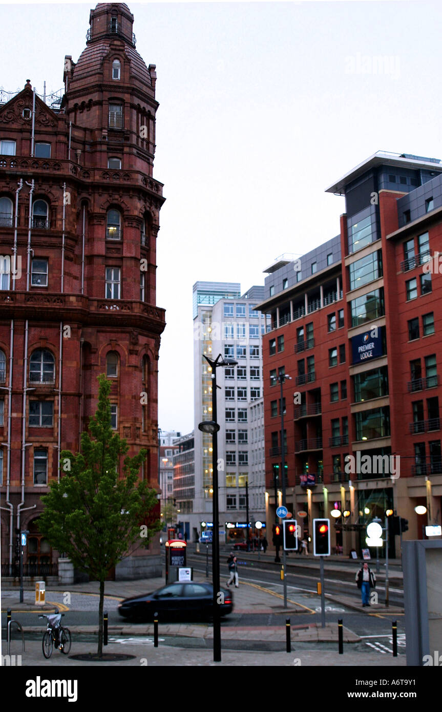 Manchester city centre Stock Photo - Alamy
