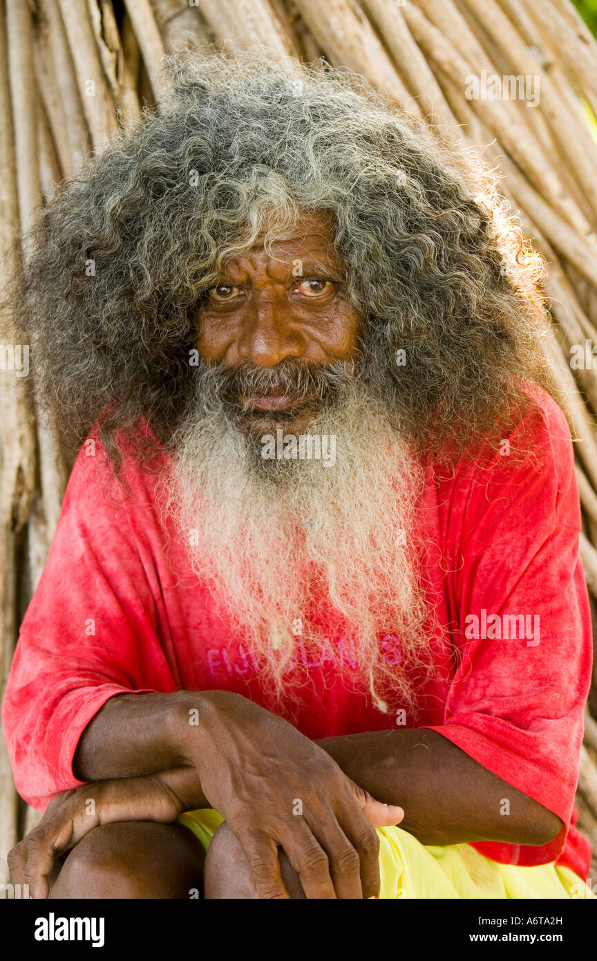 A tuvaluan elderly man on funafuti island Stock Photo - Alamy