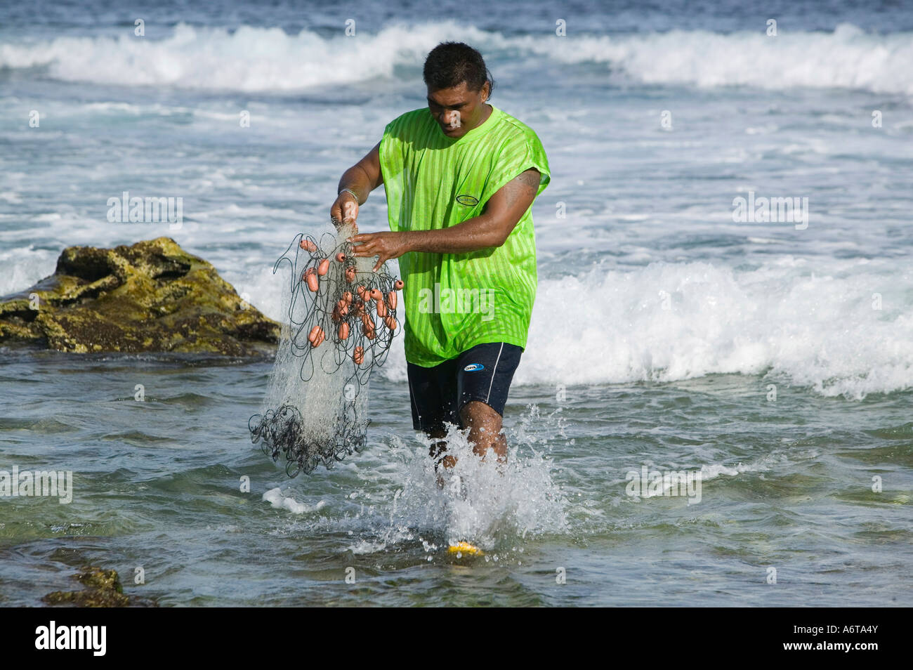 A tuvaluan fisherman on funafuti Stock Photo - Alamy