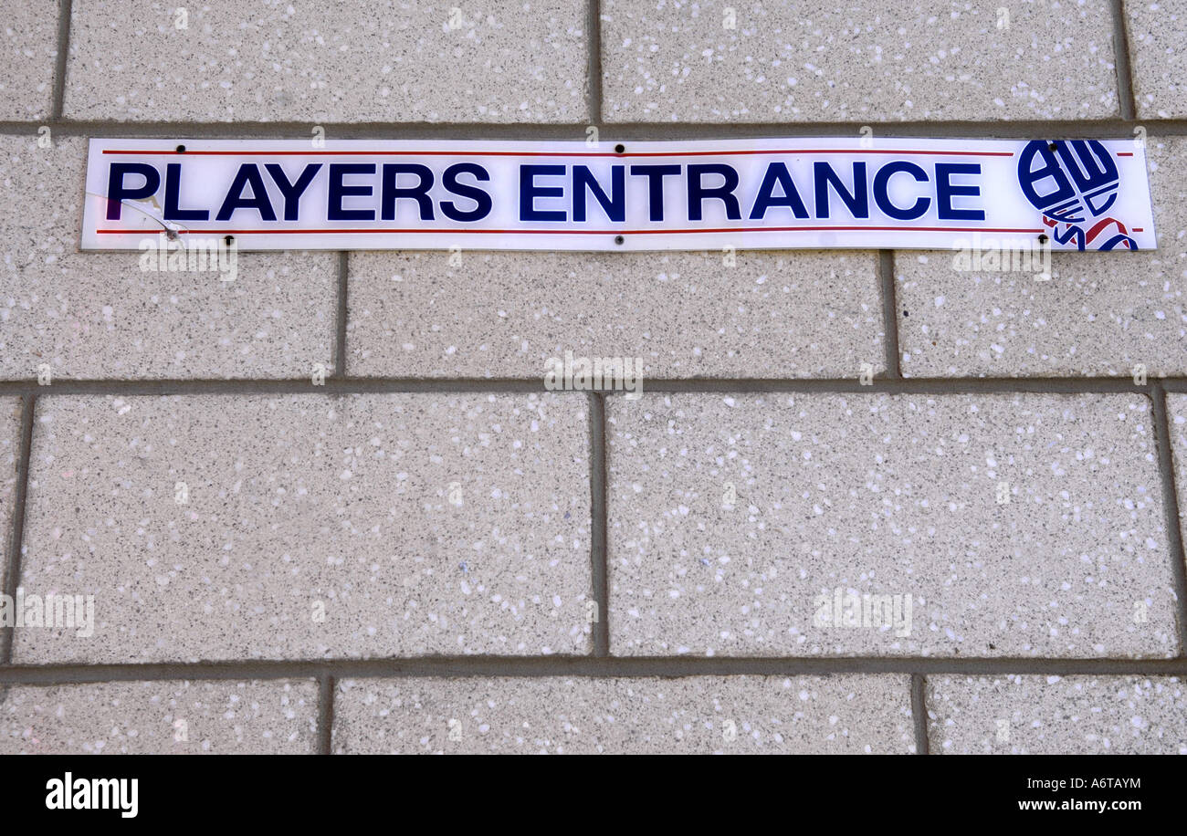 players' entrance premier league football club premiership bolton ...