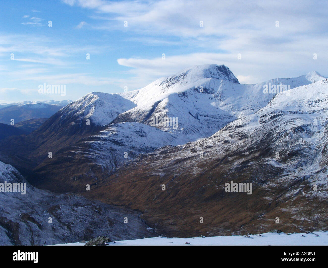 The Ben Nevis range of Lochaber, Scottish Highlands, Scotland Stock ...